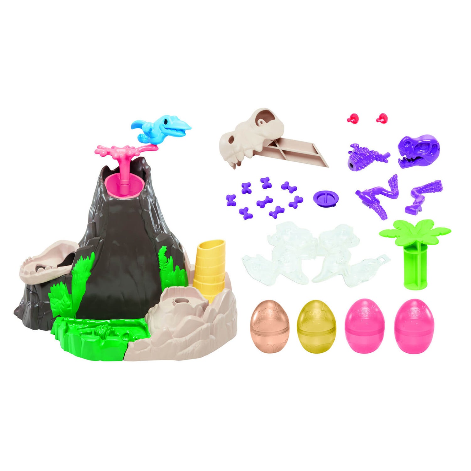 Play-Doh Slime Dino Crew Lava Bones Island Volcano Playset with ...