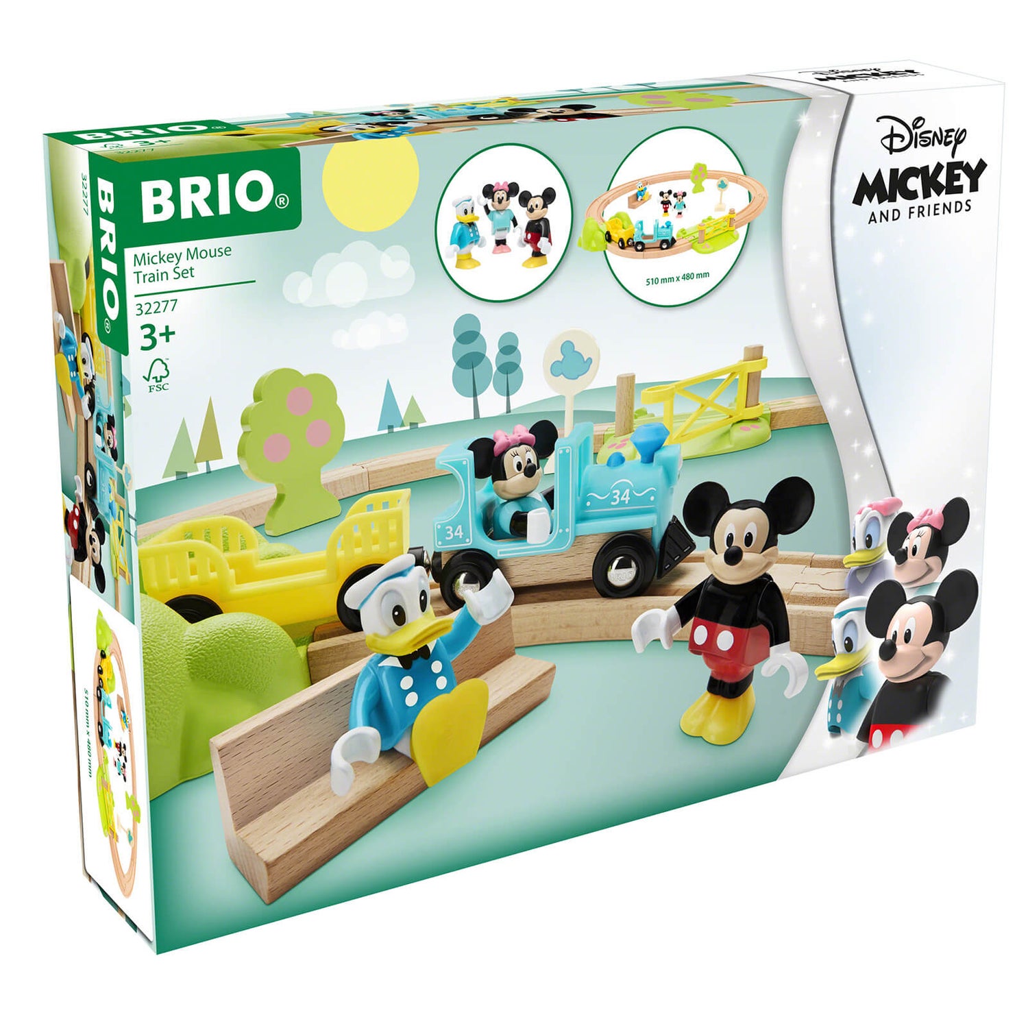 Brio Mickey Mouse Train Set Toys - Zavvi UK