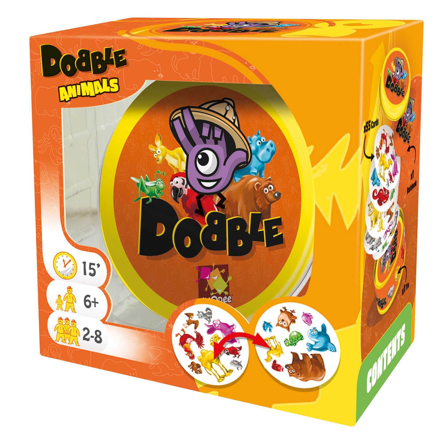 Dobble Card Game - Animals Edition - IWOOT UK