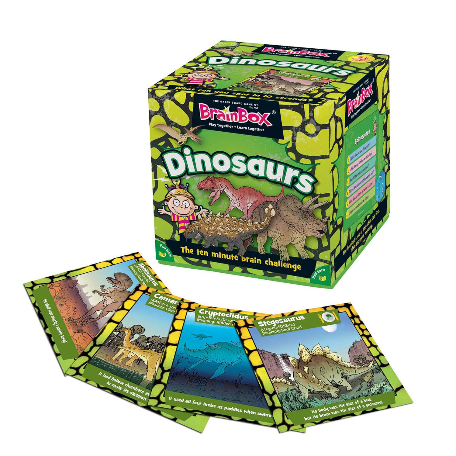 BrainBox Card Game - Dinosaurs Edition (55 cards) Toys | Zavvi Australia