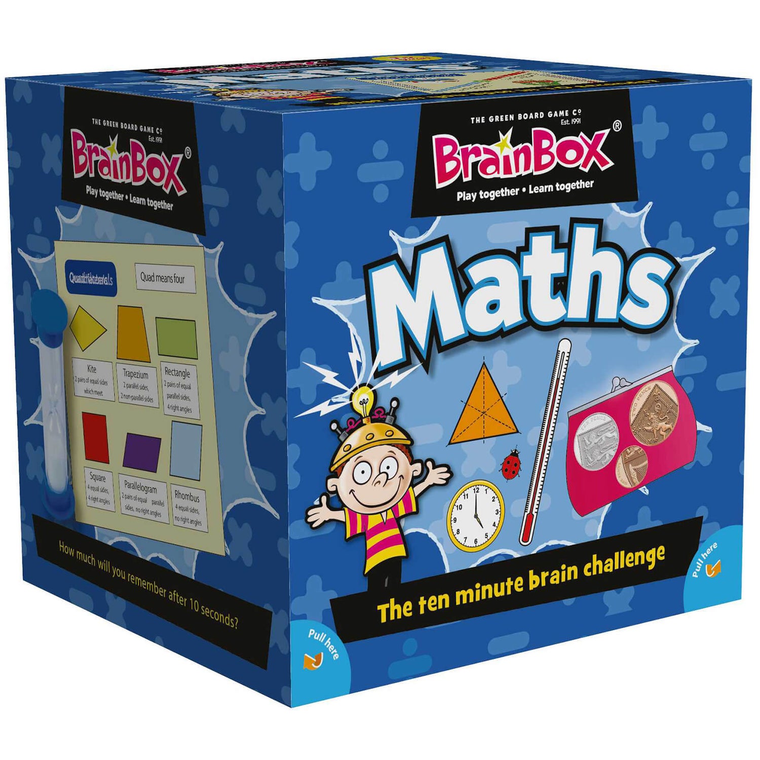BrainBox Card Game - Maths Edition Refresh (55 cards) Toys - Zavvi UK