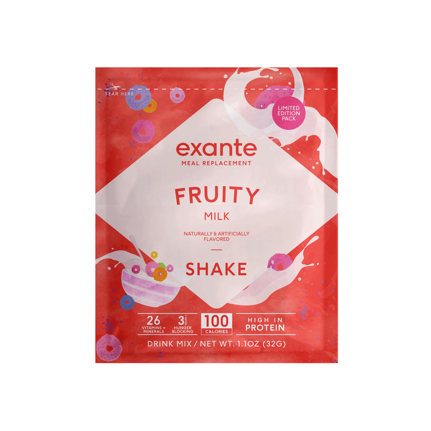 Fruity Cereal Meal Replacement Shake | Sample | exante