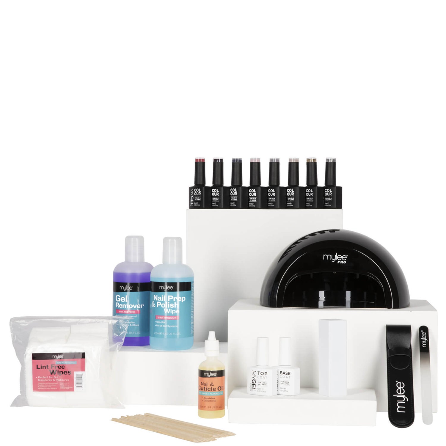 Mylee Full Works Complete Gel Polish Kit - Black (Worth £155.50 ...