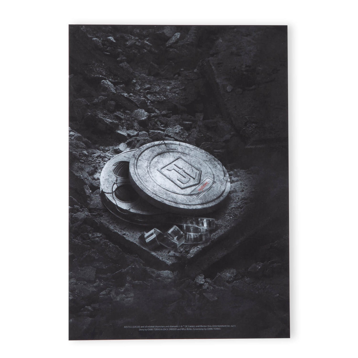 Justice League Snyder Cut Film Reels Poster Giclee Art Print Homeware ...