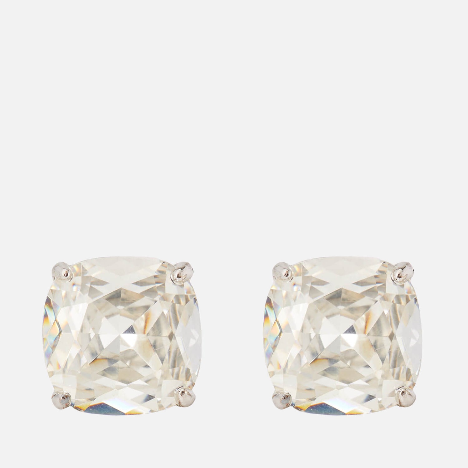 Kate Spade New York Women's Small Square Studs - Clear | TheHut.com