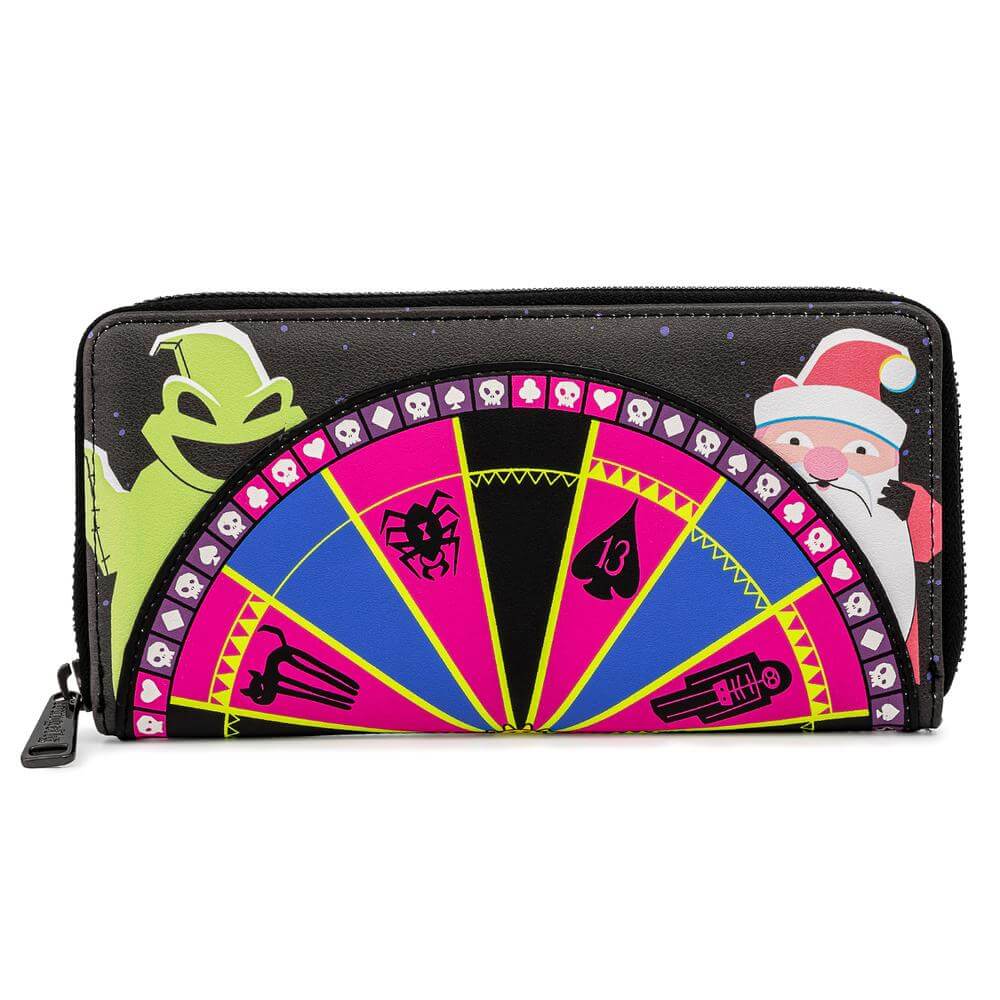Loungefly Disney Nbc Oogie Boogie Wheel Zip Around Wallet Merchandise ...