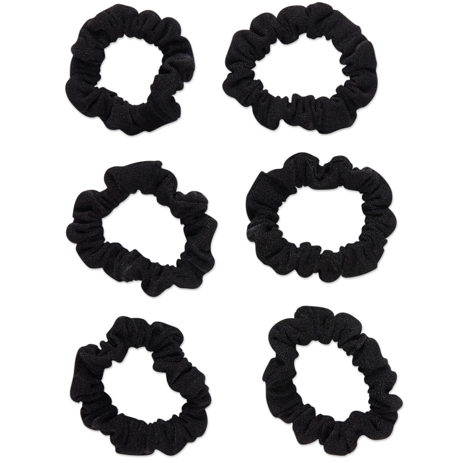 Conair Small Black Scrunchies Pack (Pack of 6) | SkinStore