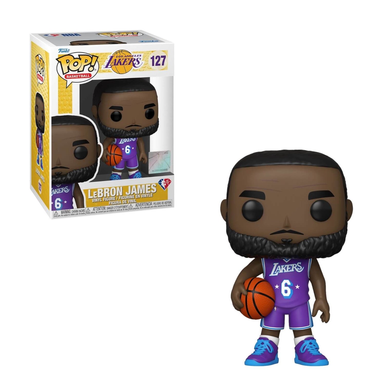 NBA Los Angeles Lakers LeBron James Funko Pop Vinyl Merchandise - Zavvi UK
