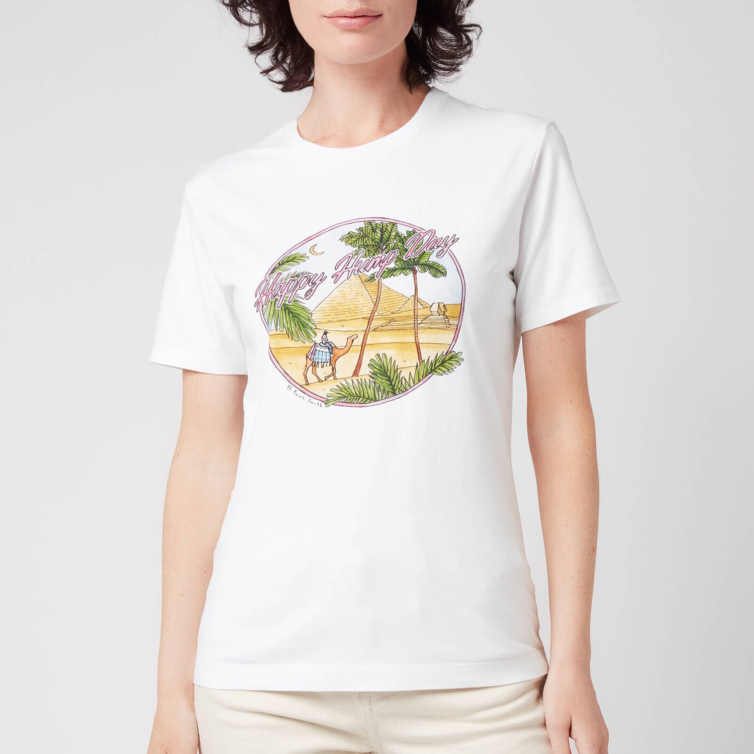 PS Paul Smith Women's Printed T-Shirt - White | TheHut.com