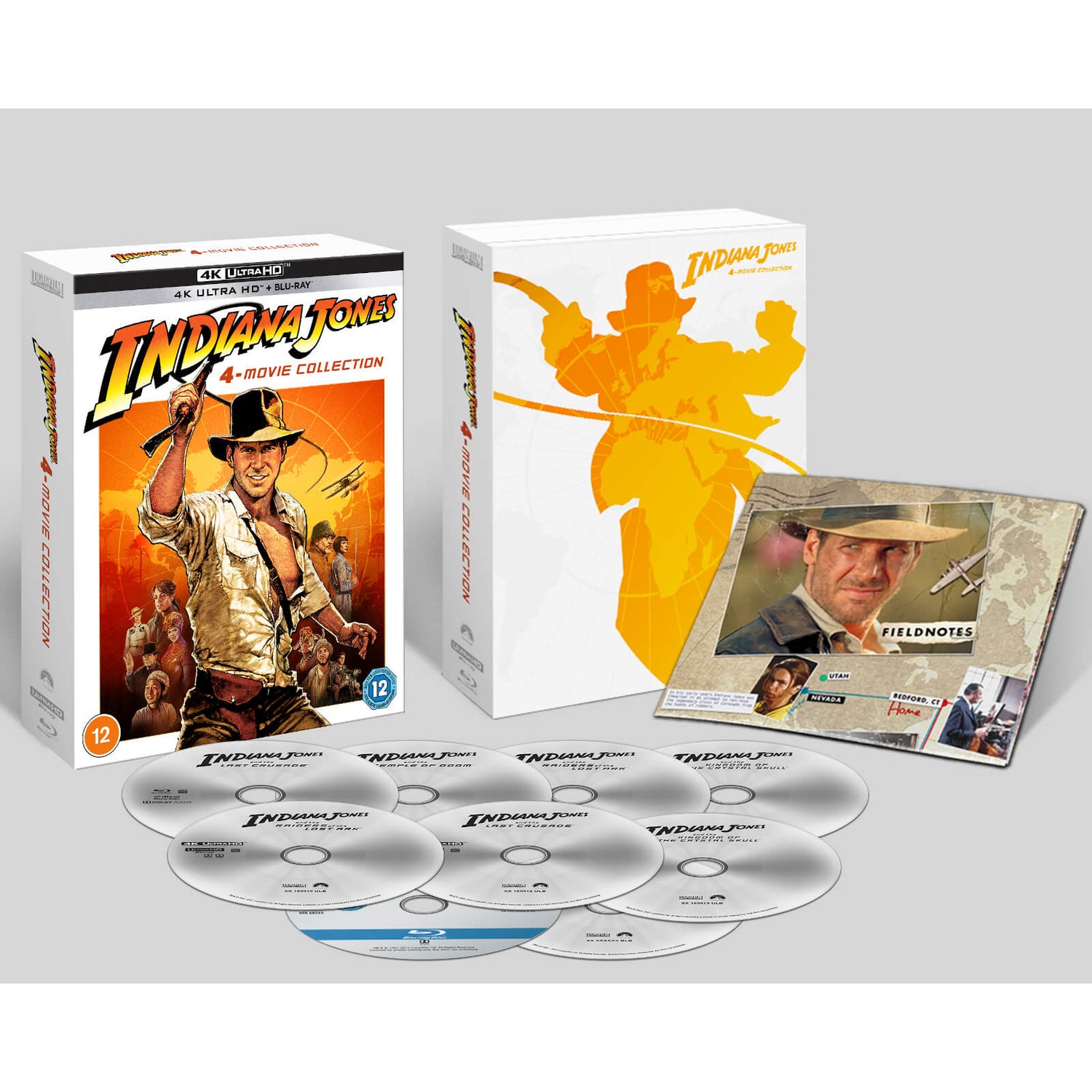 Indiana Jones: 4-Movie Collection 4K Ultra HD + Blu-ray 4K - Zavvi UK