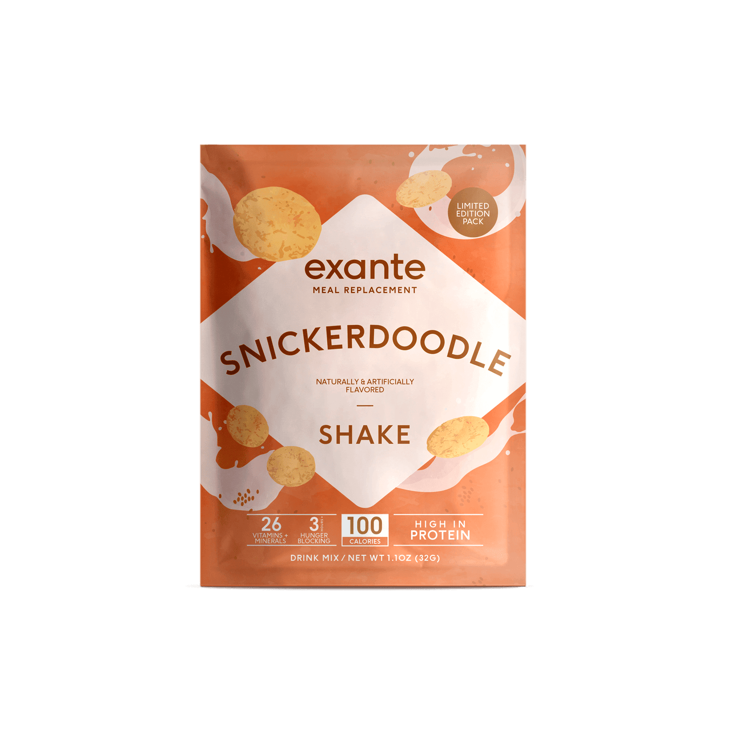 Snickerdoodle Meal Replacement Shake | Sample | exante