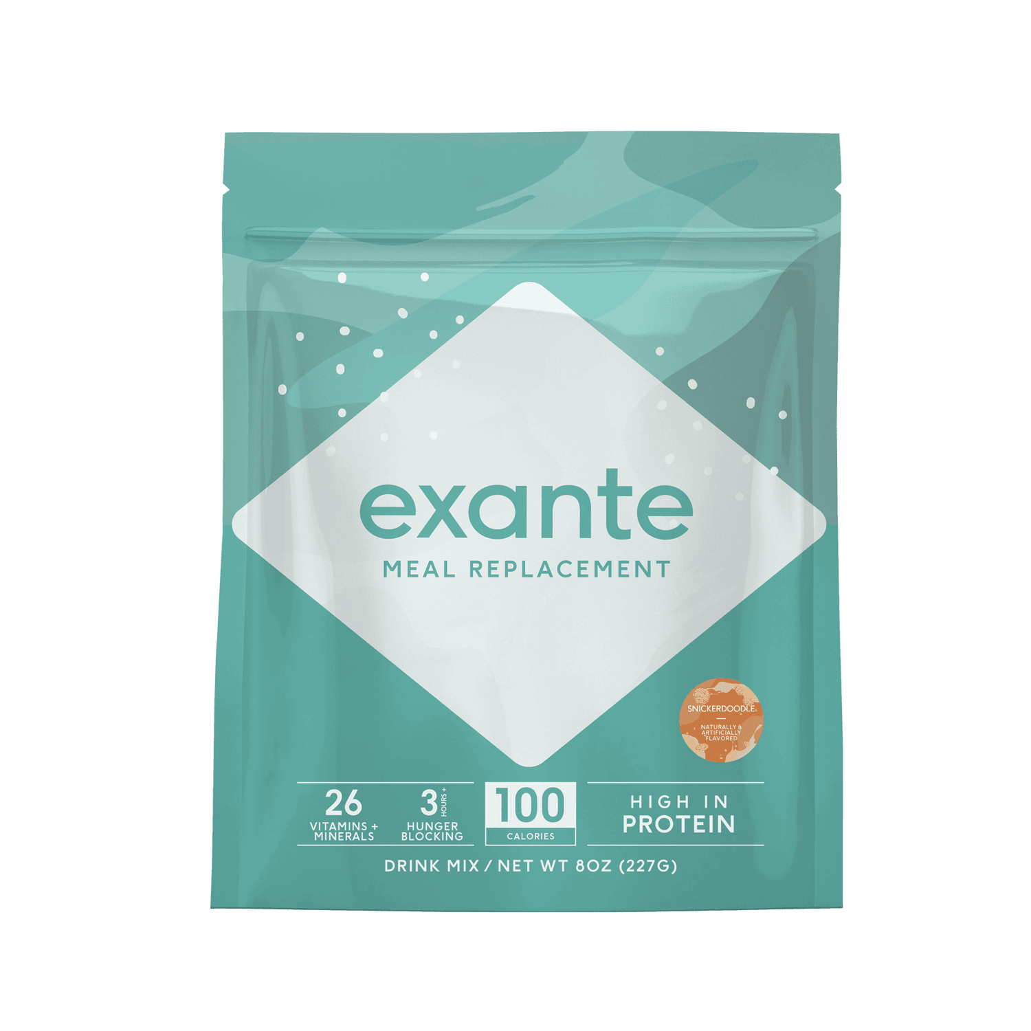 Exante Diet Meal Replacement Shake Snickerdoodle Pouch - 7 Svg (USA) | Exante UK