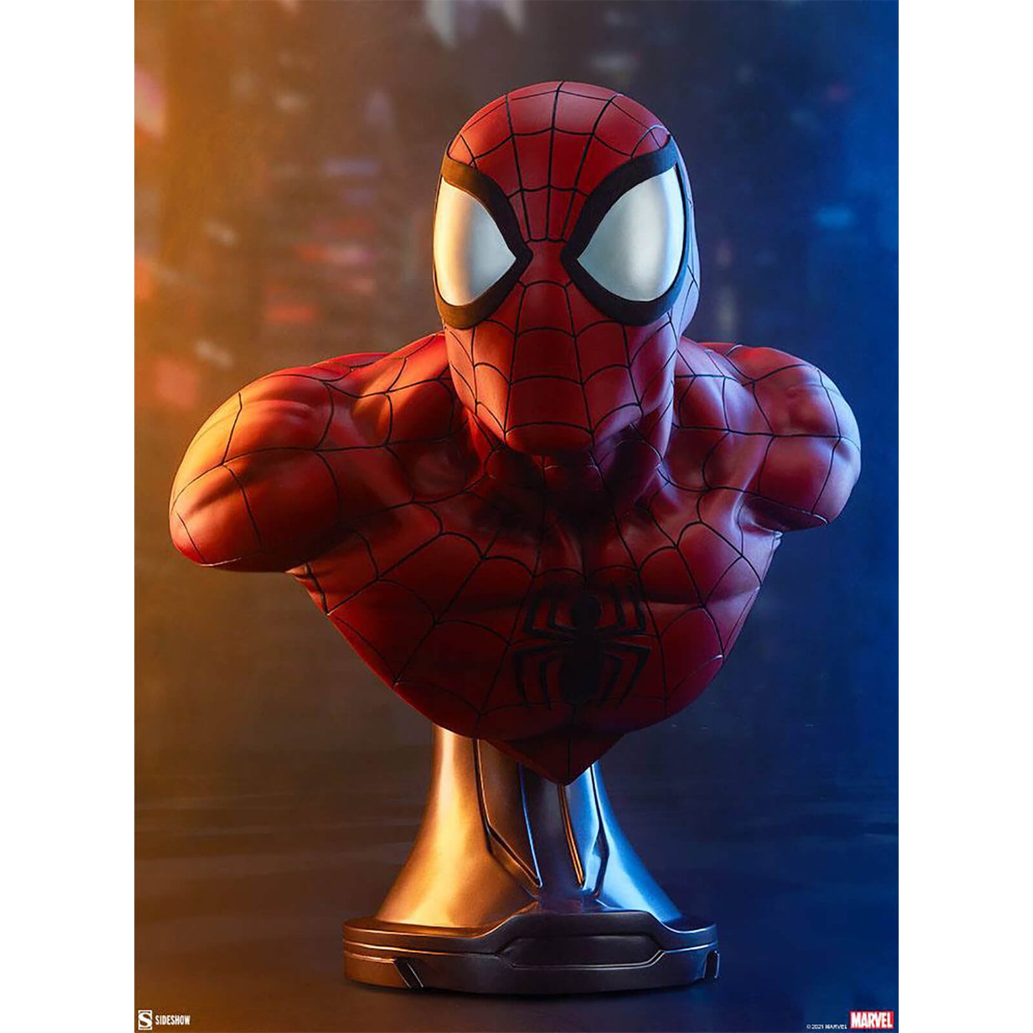 Sideshow Collectibles Marvel Bust 1/1 Spider-Man 58 cm Merchandise ...