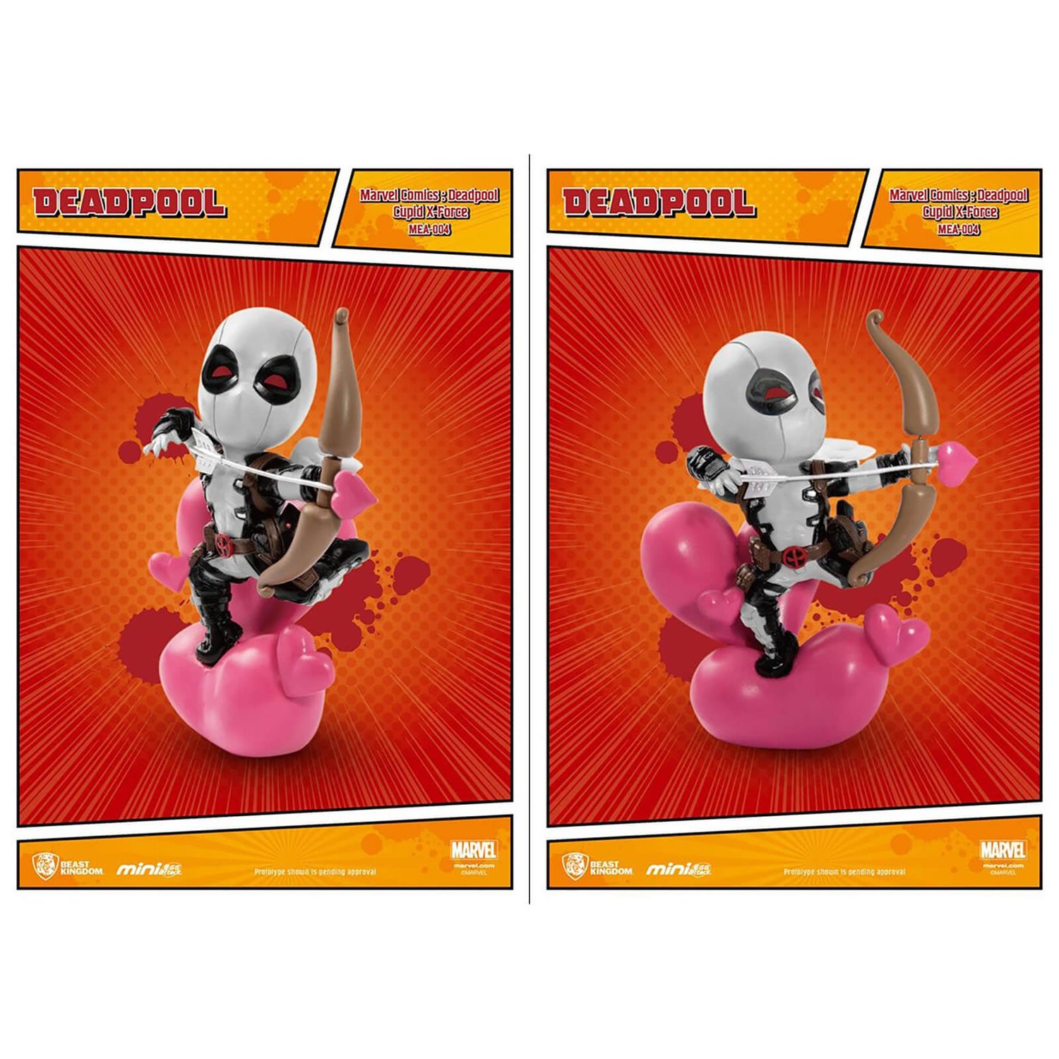 Beast Kingdom Marvel Comics Deadpool Cupid X-Force Figure Merchandise ...