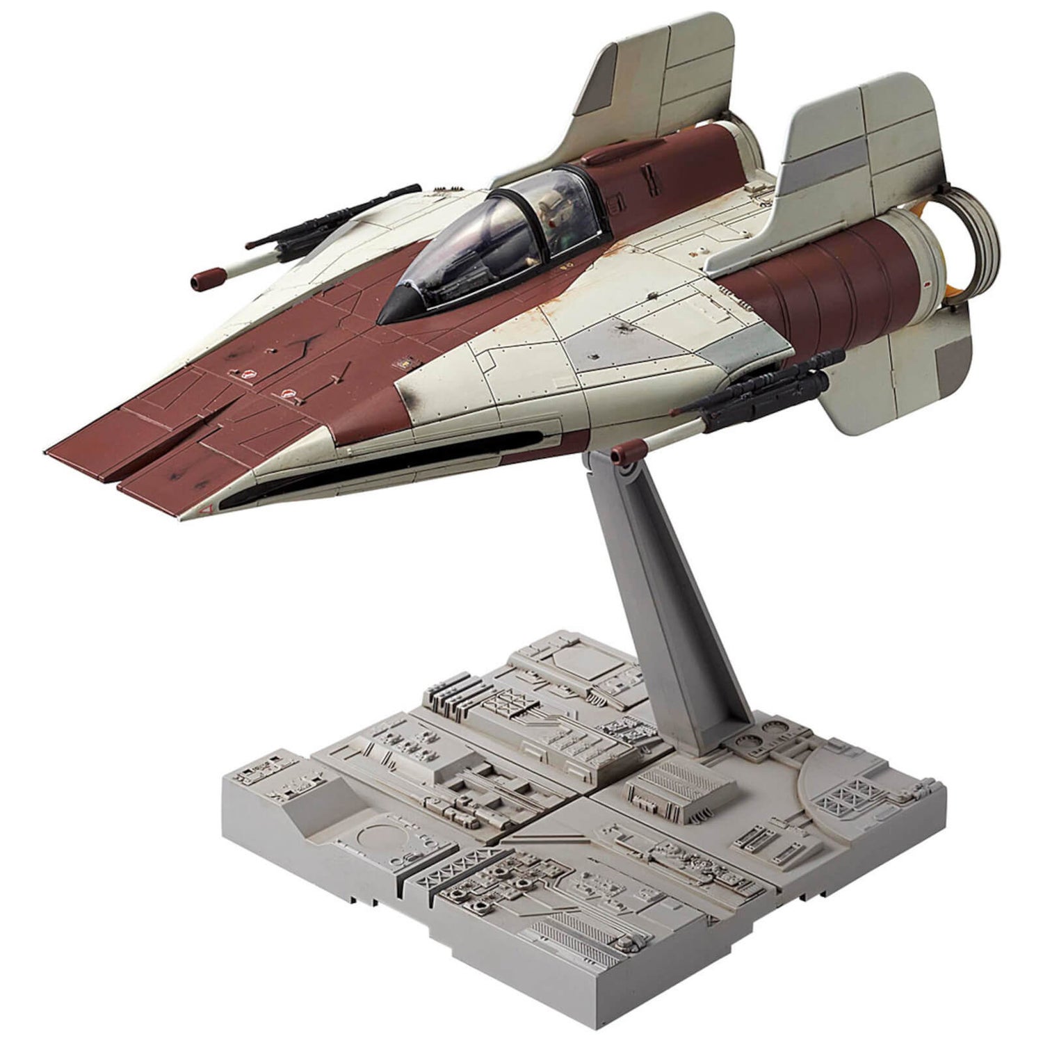 Bandai Star Wars A-Wing Starfighter Buildable Model Kit 1:72 Scale Toys ...