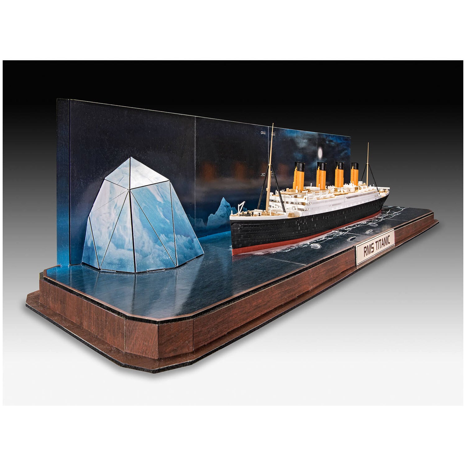 RMS Titanic Easy Click + 3D Iceberg Puzzle Model Kit (1:600 Scale) Toys ...