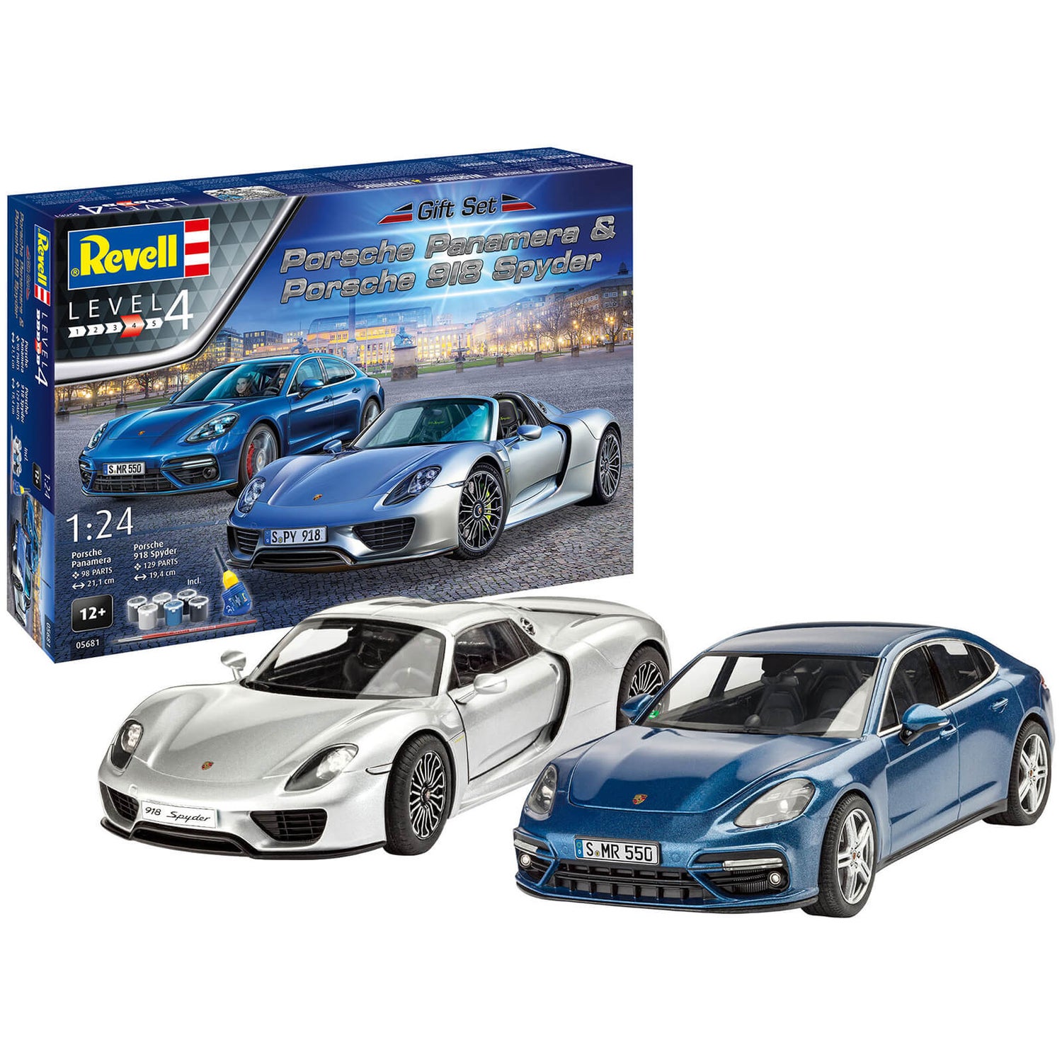 Porsche Model Kit Gift Set (1:24 Scale) Toys - Zavvi UK