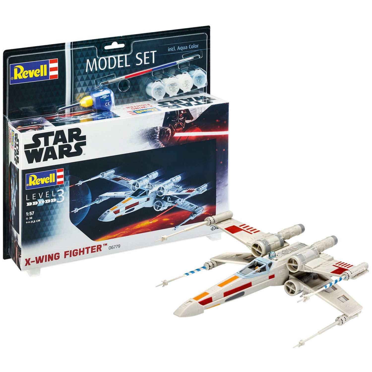 Star Wars - RED-5 X-Wing Fighter Model Set (1:57 Scale) Toys - Zavvi UK
