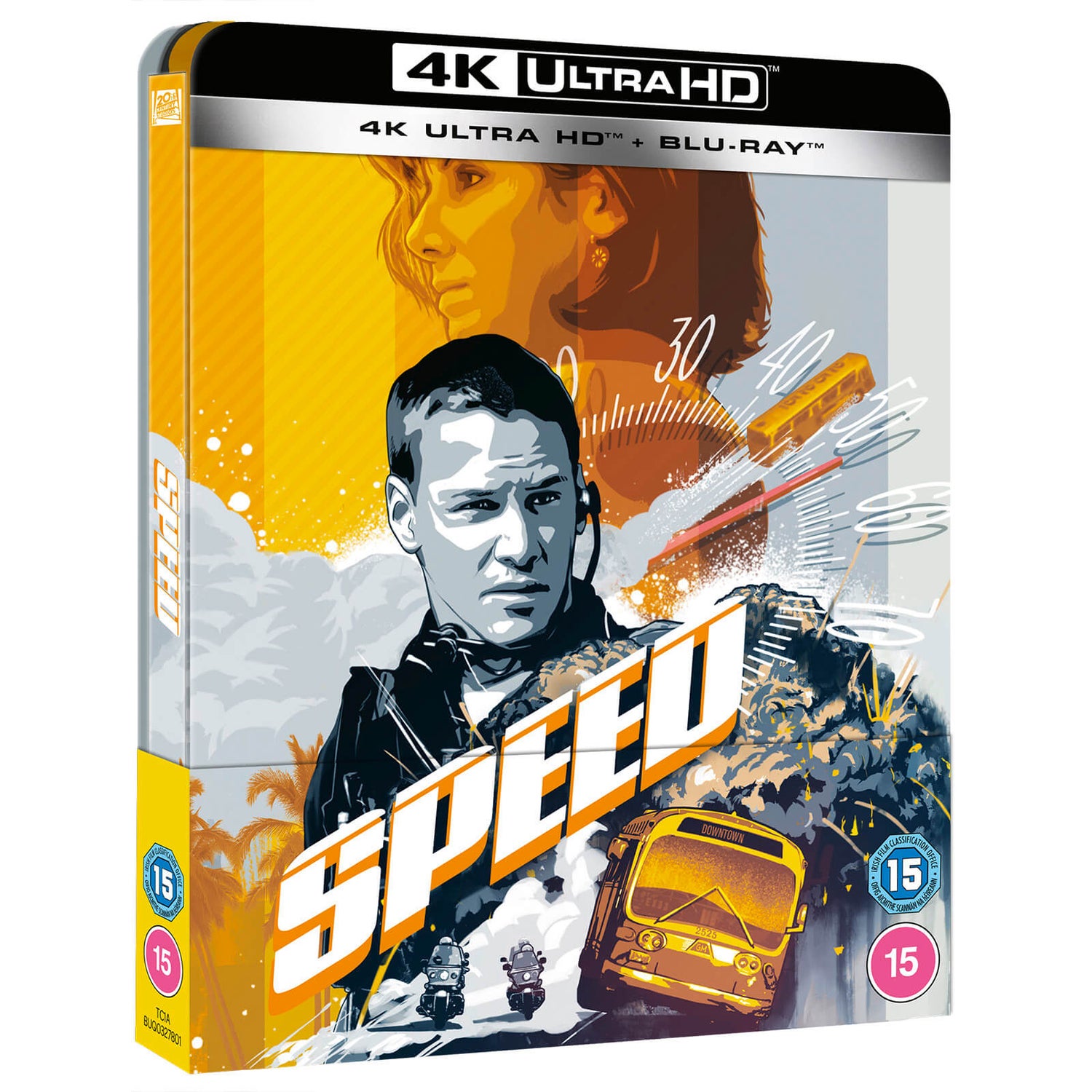 Speed - Zavvi Exclusive 4K Ultra HD Steelbook (Includes Blu-ray) Blu-ray - Zavvi UK