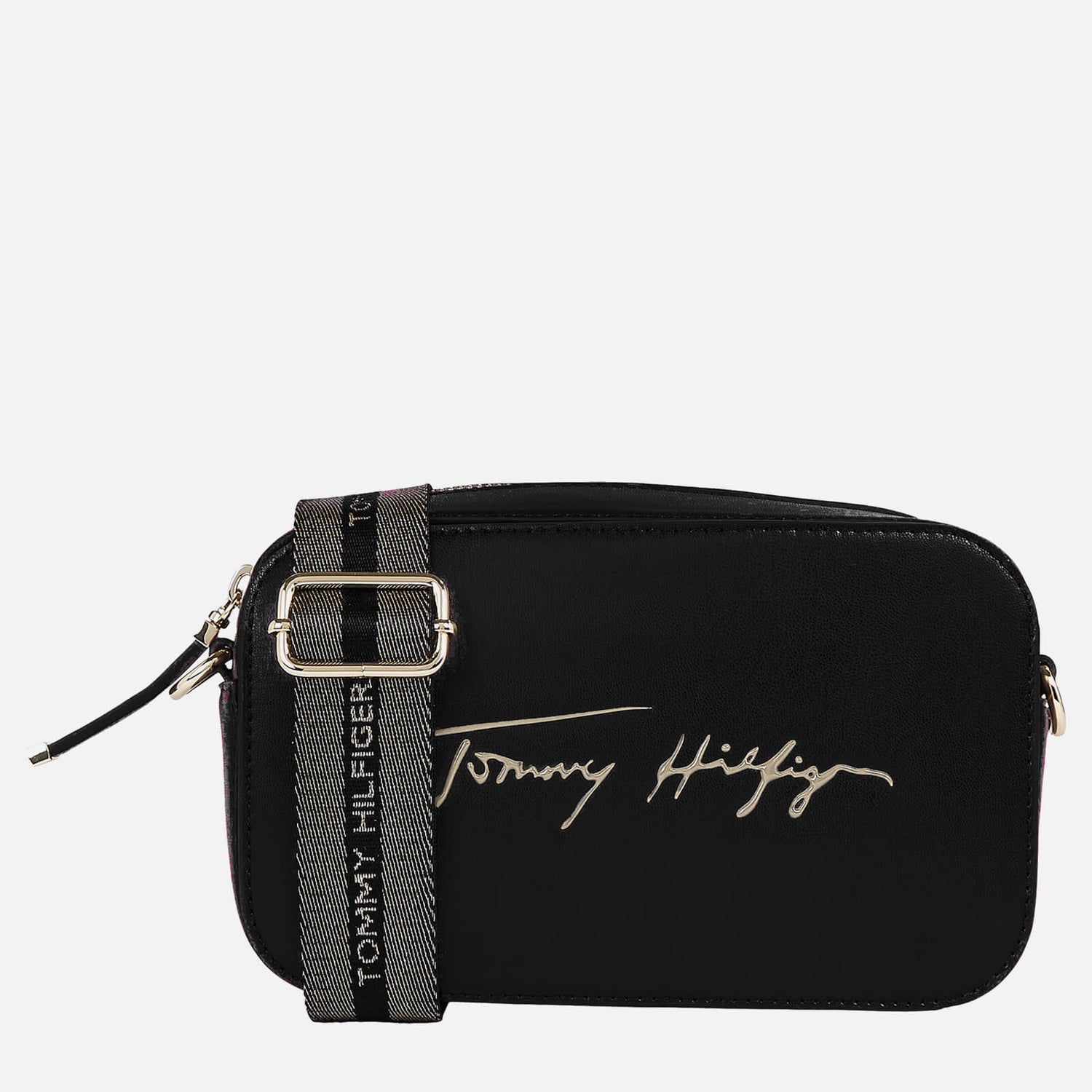 Tommy Hilfiger Women's Iconic Tommy Camera Bag Sign - Black | 免邮