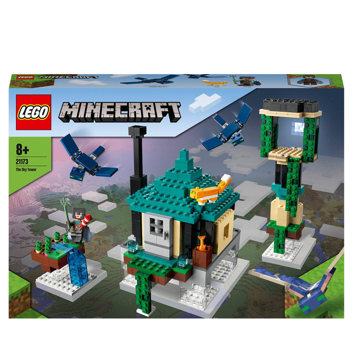 LEGO Minecraft: The Sky Tower Building Set for Kids (21173) Toys - Zavvi UK