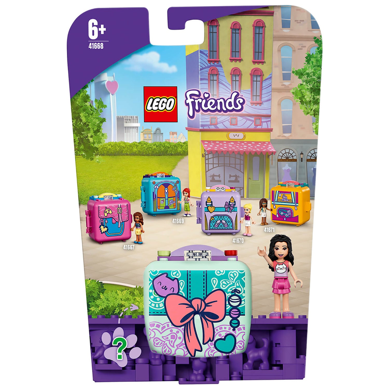 LEGO Friends Emma's Fashion Cube Toy (41668) Toys | Zavvi Australia
