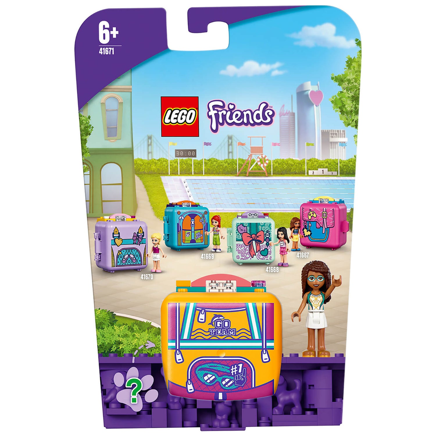 LEGO Friends Andrea's Swimming Cube Toy (41671) Toys | Zavvi Australia