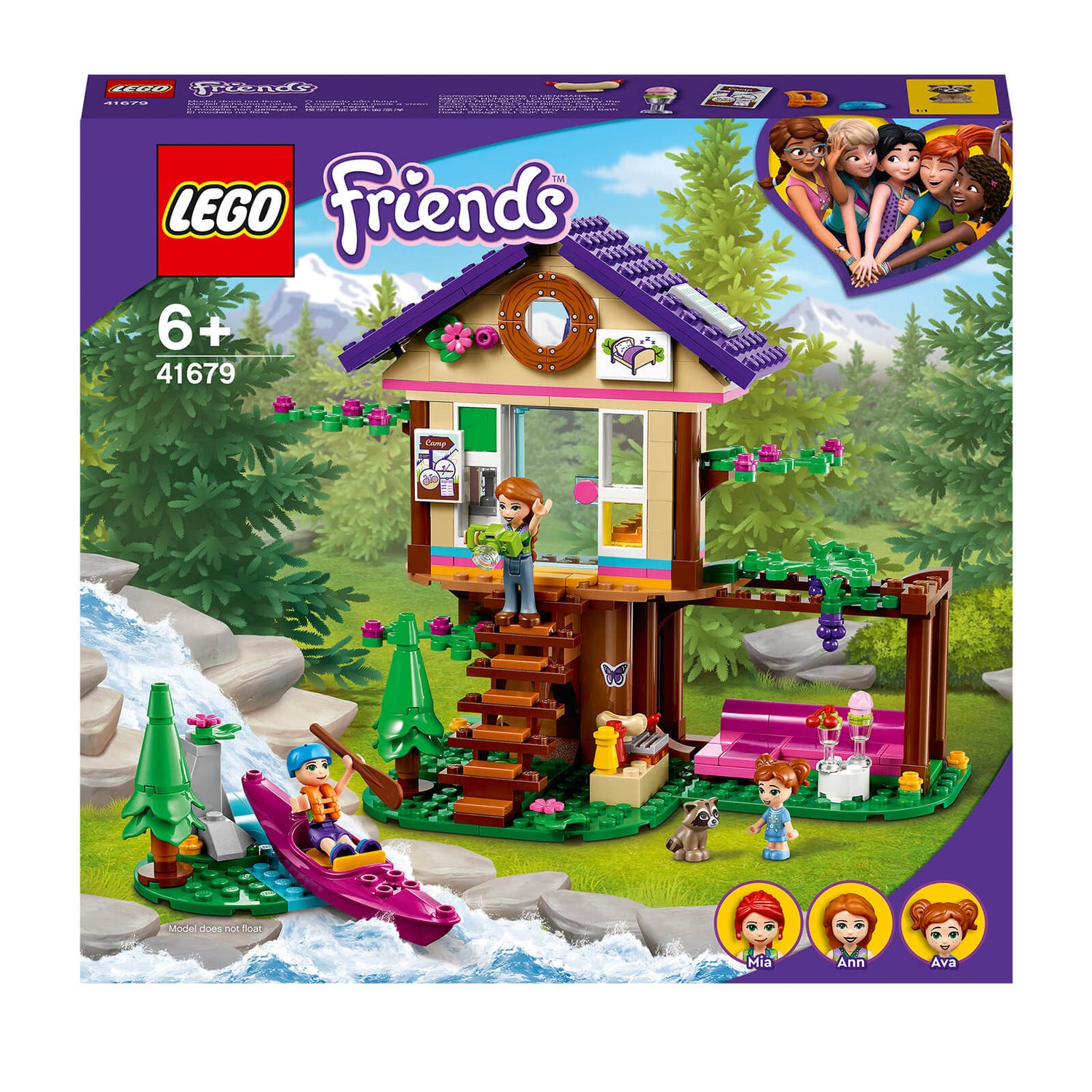 LEGO Friends: Forest House Treehouse Toy Adventure Set (41679) Toys ...