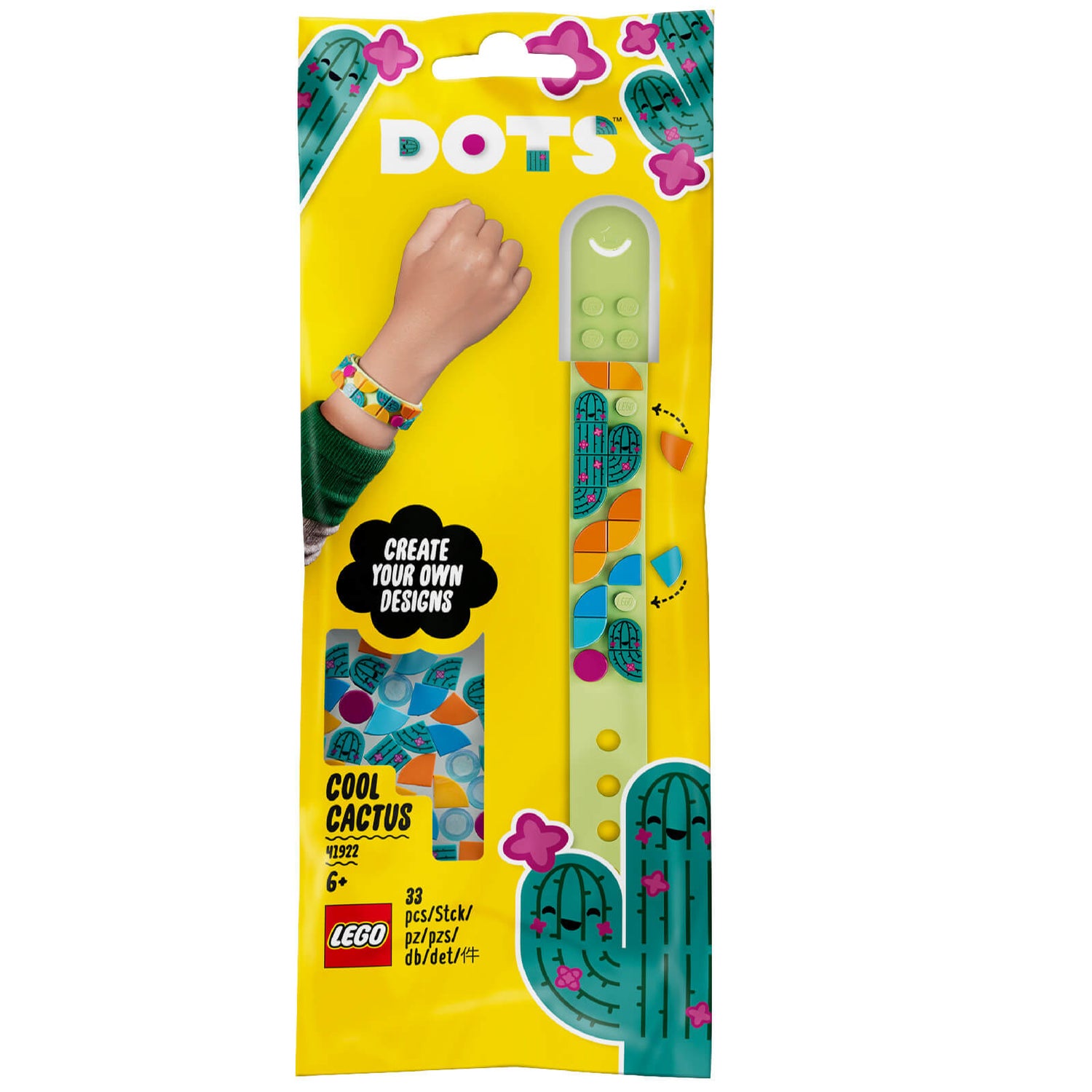 LEGO Dots Cool Cactus Bracelet Set (41922) Toys - Zavvi UK