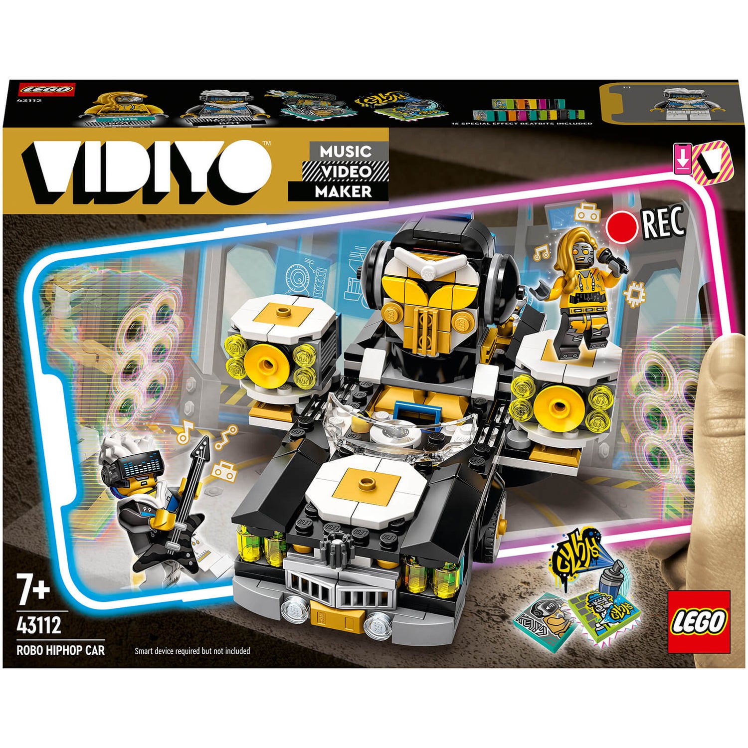 LEGO VIDIYO Robo HipHop Car BeatBox AR Video Maker Toy (43112) Toys ...