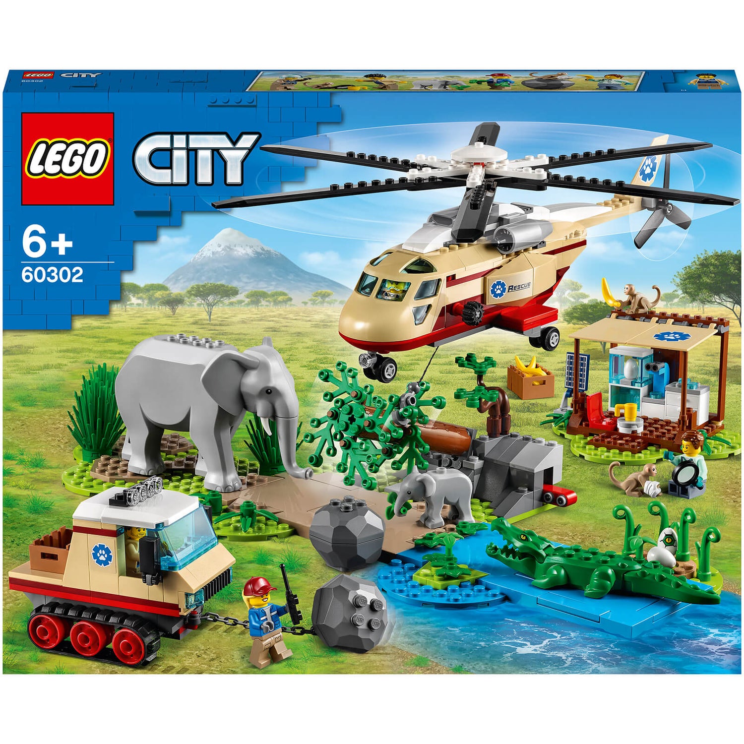 LEGO City: Wildlife Rescue Operation Vet Clinic Set (60302) Toys - Zavvi UK