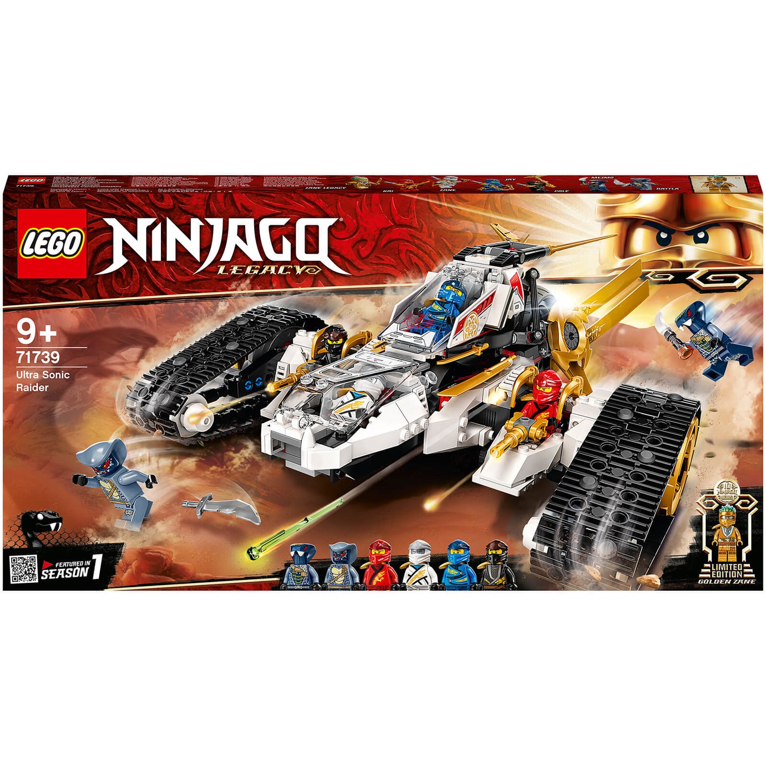 LEGO NINJAGO: Legacy Ultra Sonic Raider Motorbike Set (71739) Toys ...