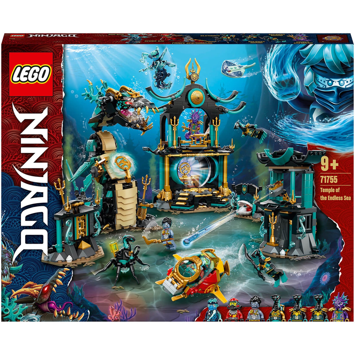 LEGO NINJAGO: Temple of the Endless Sea Underwater Set (71755) Toys ...