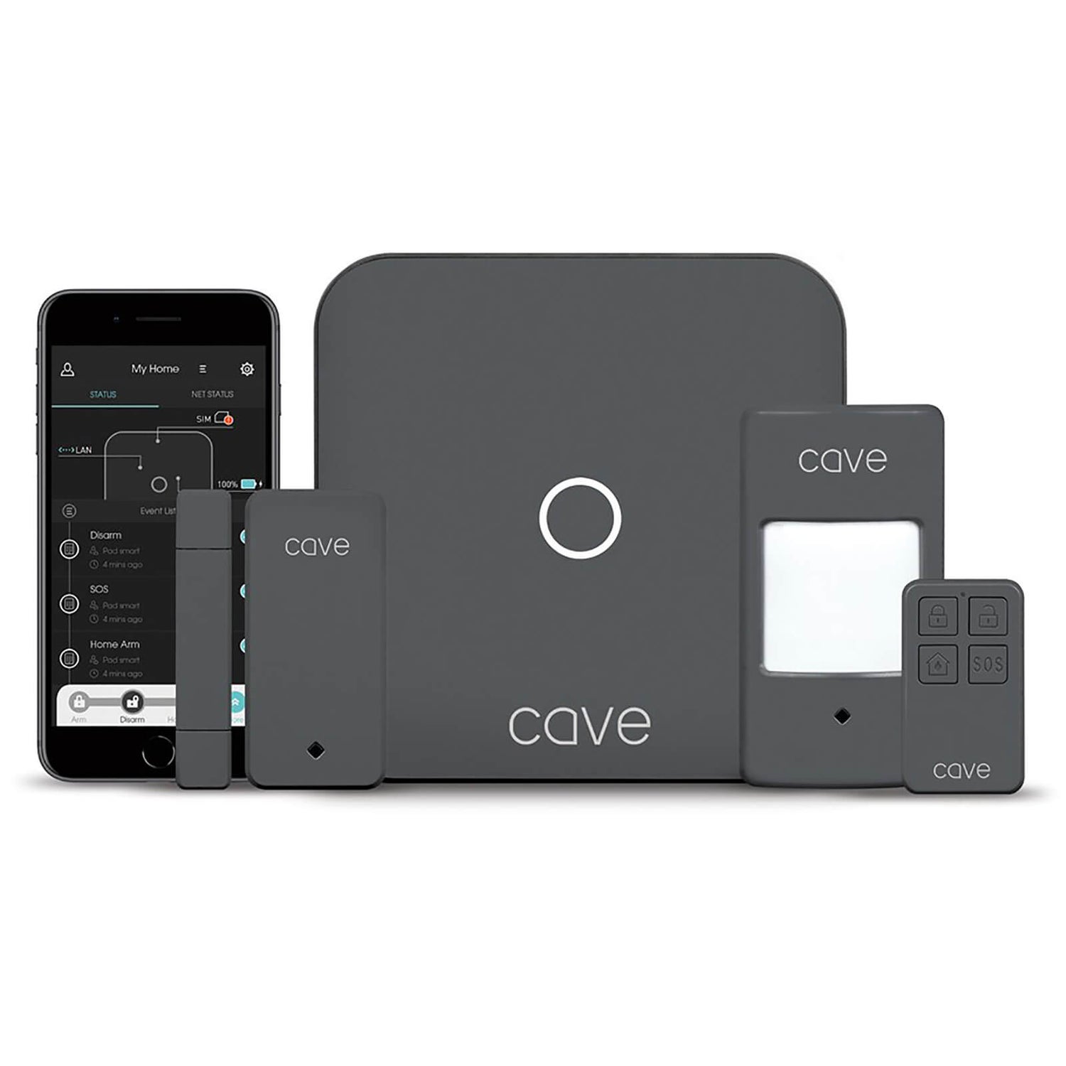 Veho Cave Smart Home Security Starter Kit Technology - Zavvi UK