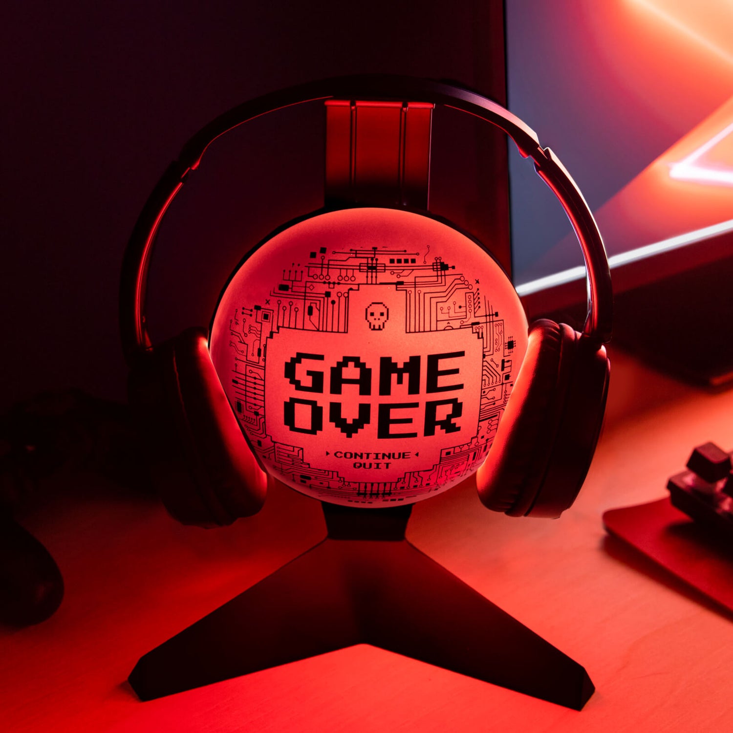 Game Over Light Up Headphone Stand | retro vibes and nostalgia - all on ...