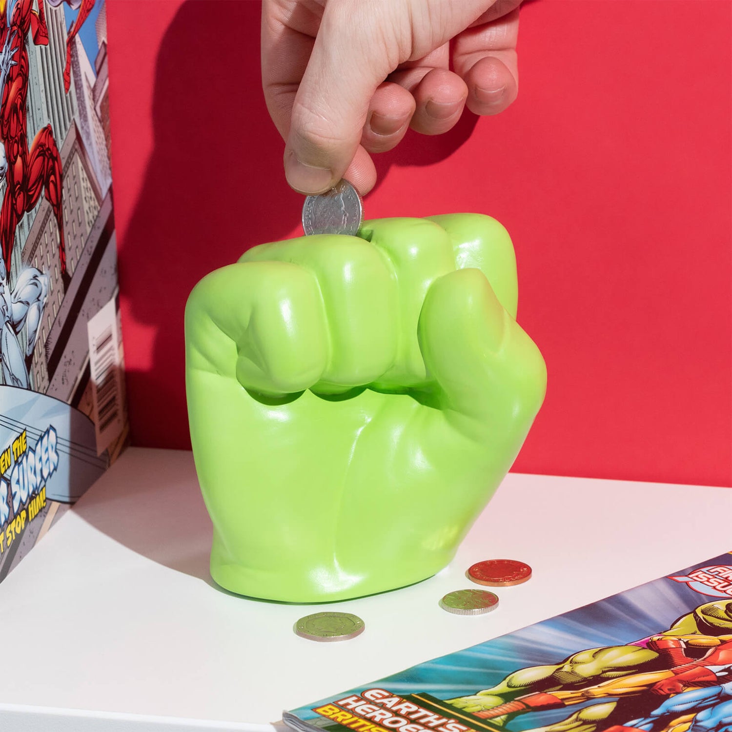 Marvel Hulk Fist Money Box Traditional Gifts - Zavvi UK