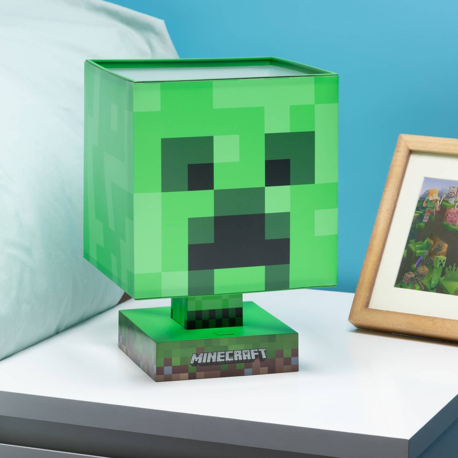 Minecraft Creeper Icon Lamp | retro vibes and nostalgia - all on ...