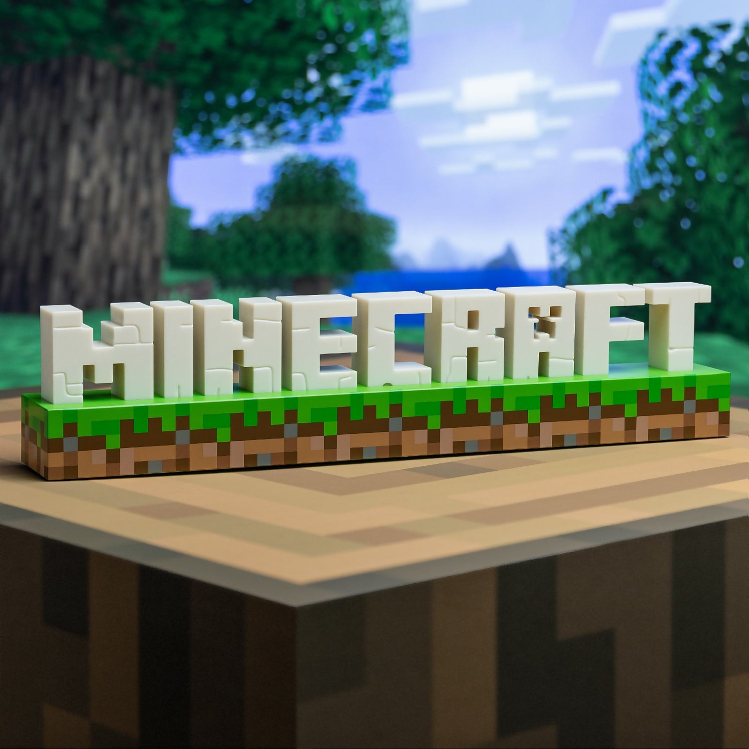 Minecraft Logo Light | retro vibes and nostalgia - all on VeryNeko USA!