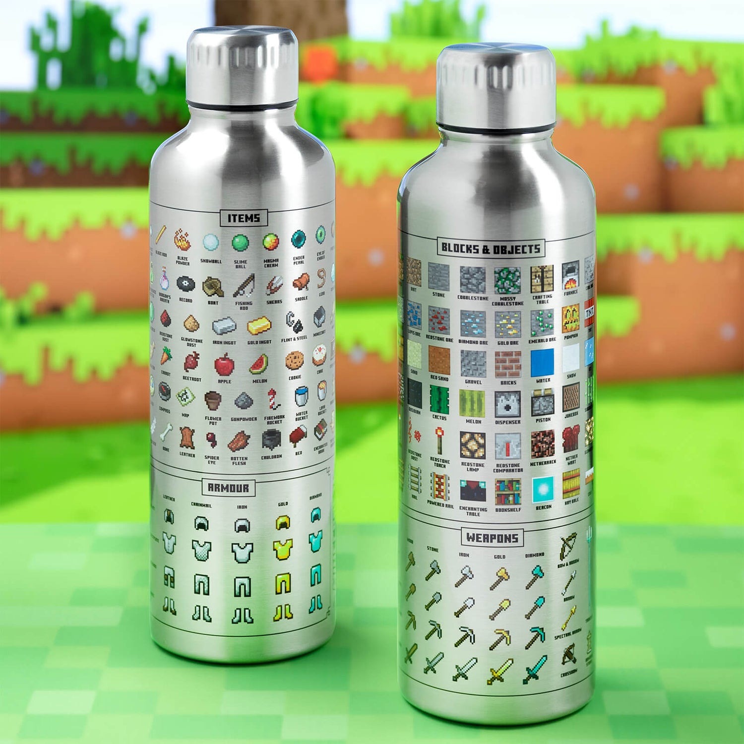 Minecraft Metal Water Bottle | retro vibes and nostalgia - all on ...