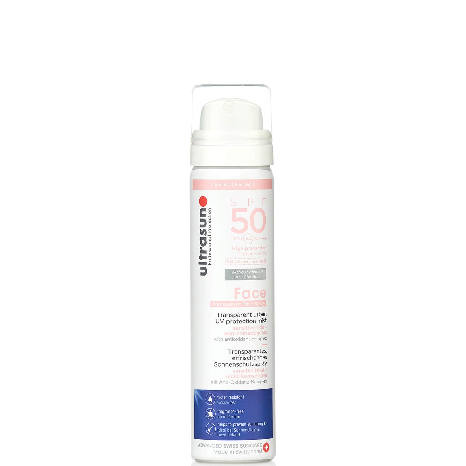 Ultrasun SPF50 UV Mgiełka do twarzy i skóry głowy 75 ml | lookfantastic ...
