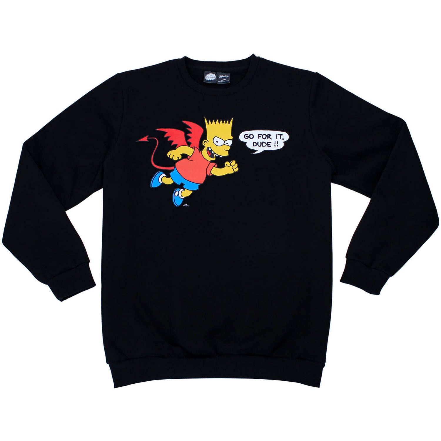 Cakeworthy x The Simpsons - Bart Simpson Devil Crewneck Sweatshirt ...