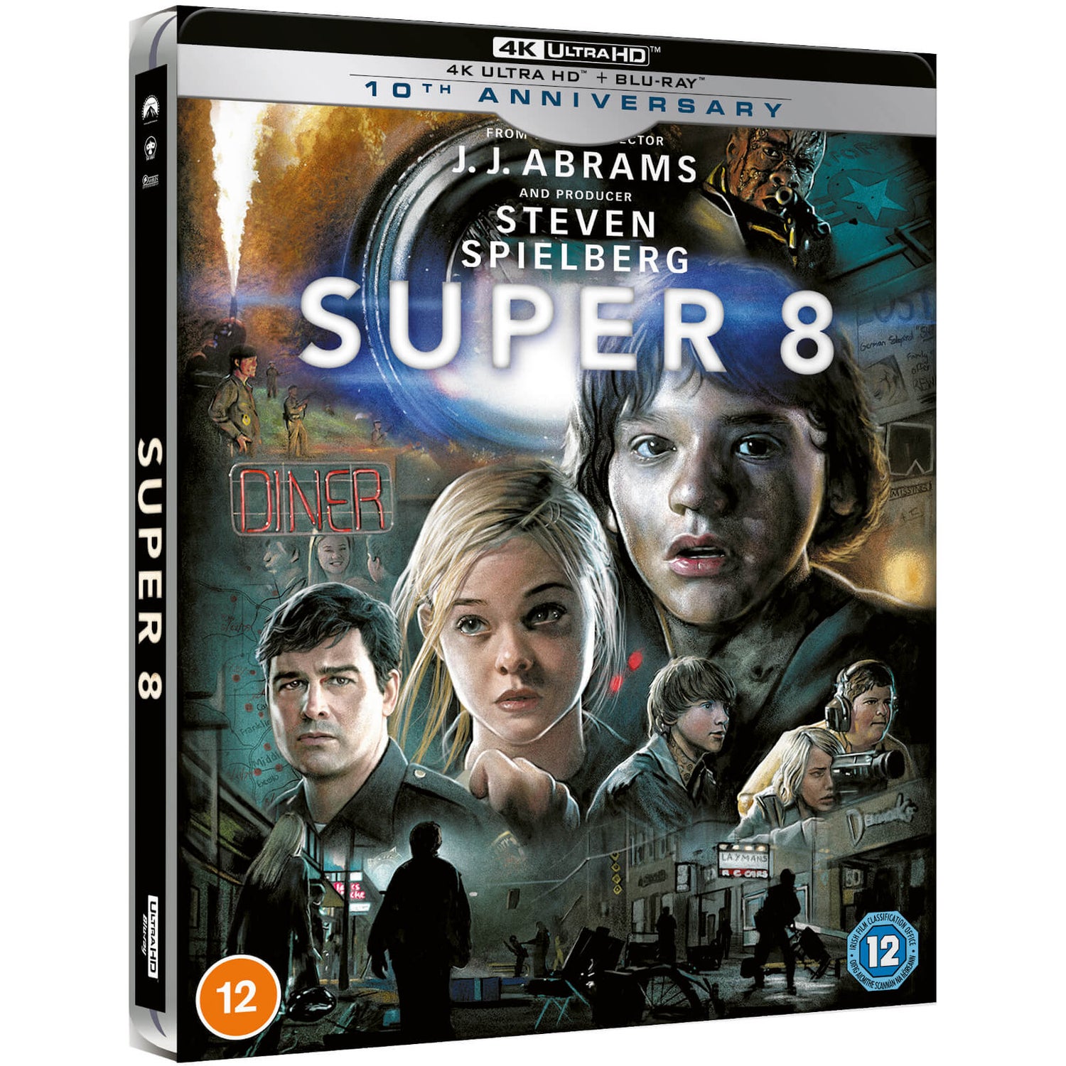 Super 8 10th Anniversary - Zavvi Exclusive 4K Ultra Steelbook (Includes ...