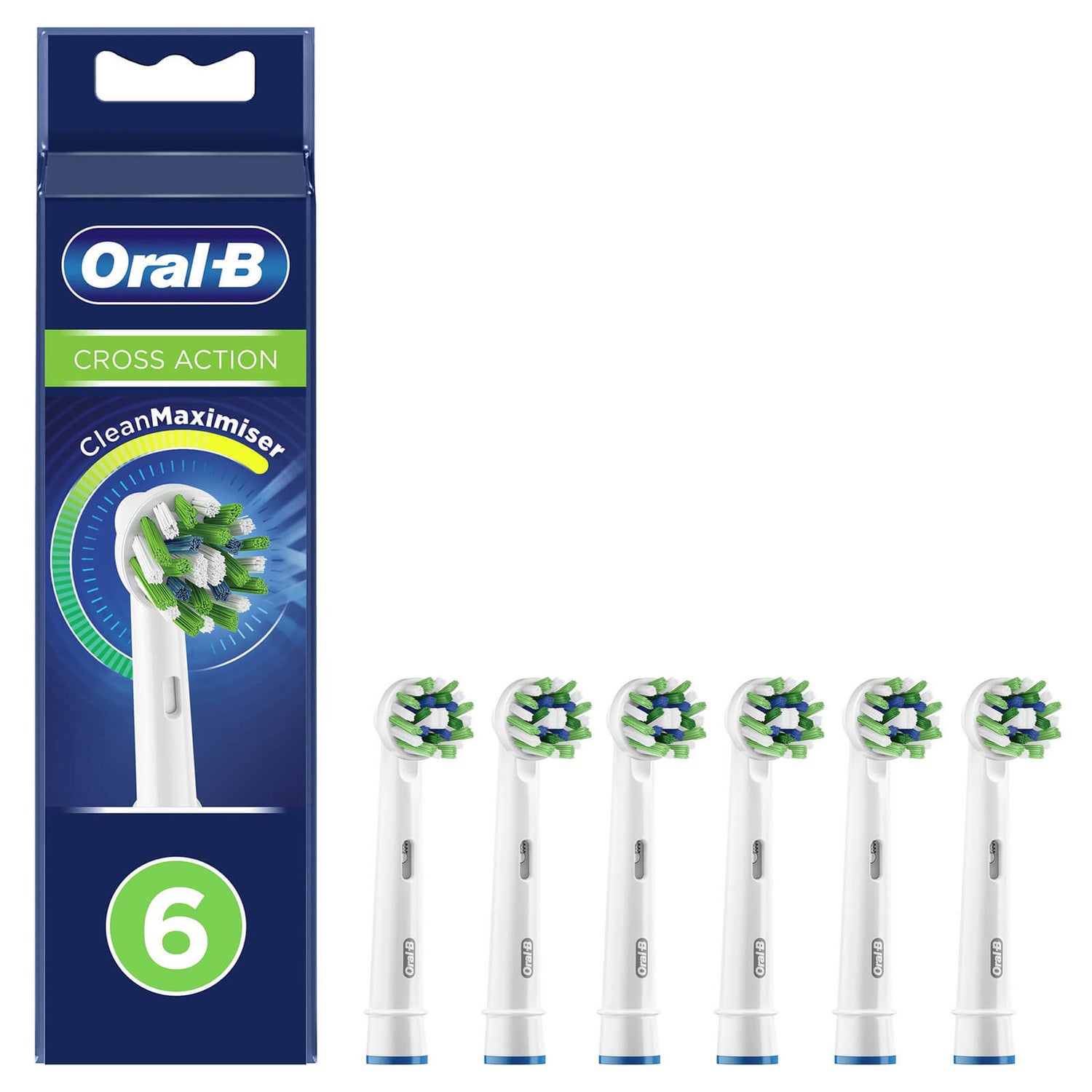 Oral B Crossaction Toothbrush Head with CleanMaximiser Technology ...