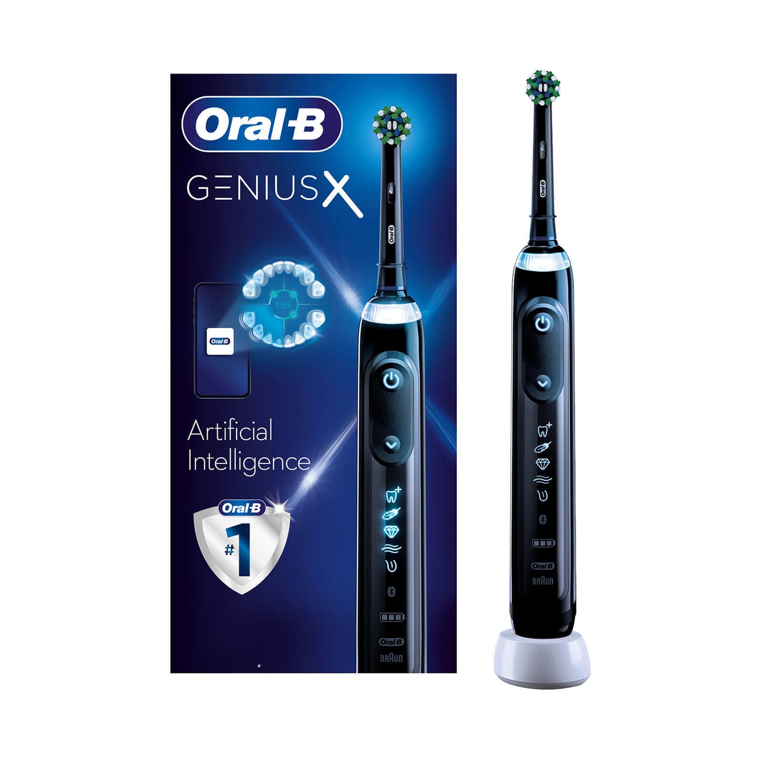 Oral-B Genius X Cross Action Electric Toothbrush - Duo Pack at Zelma Radford blog