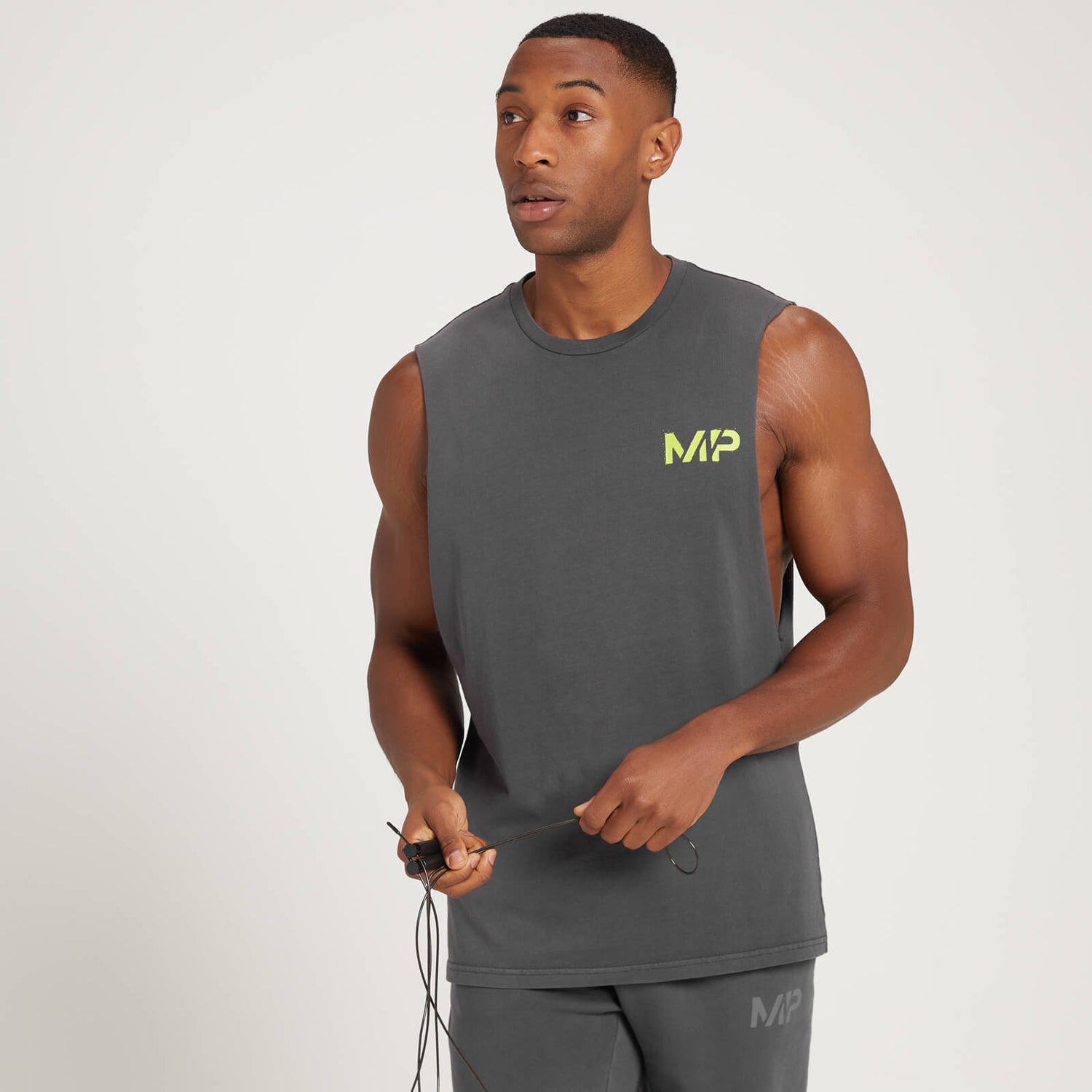MP Adapt Washed Tank Top för män - Grå | MYPROTEIN™