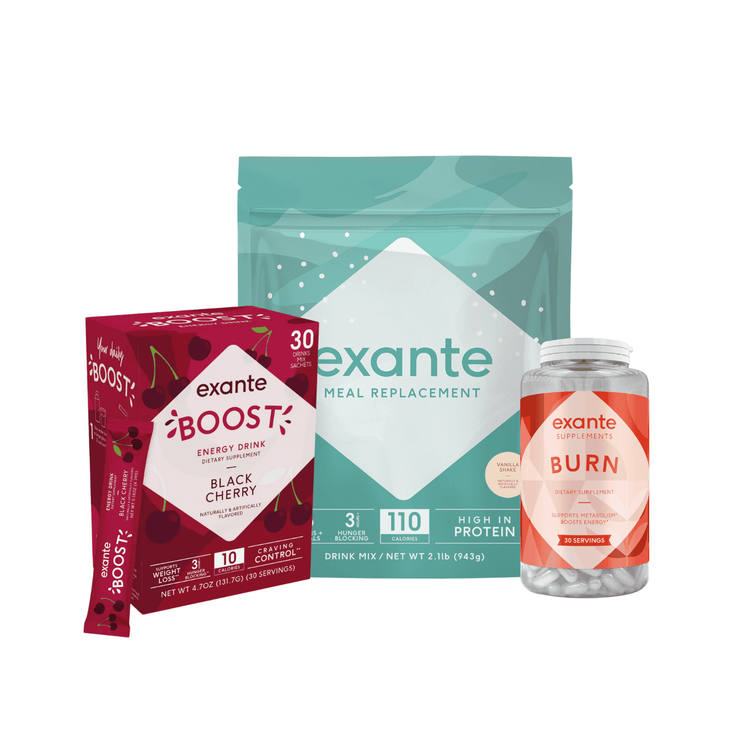exante Burn Bundle | Meal Replacement Products | exante