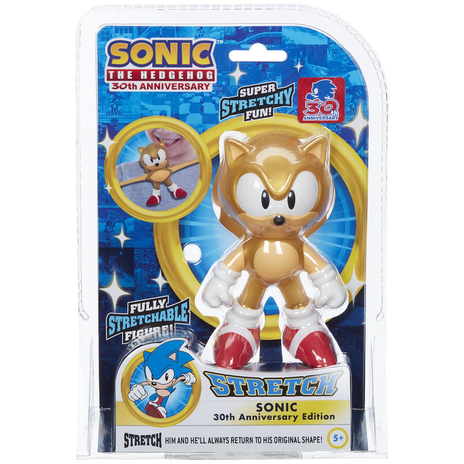 Mini Stretch - 30th Anniversary Sonic The Hedgehog Toys | Zavvi Australia