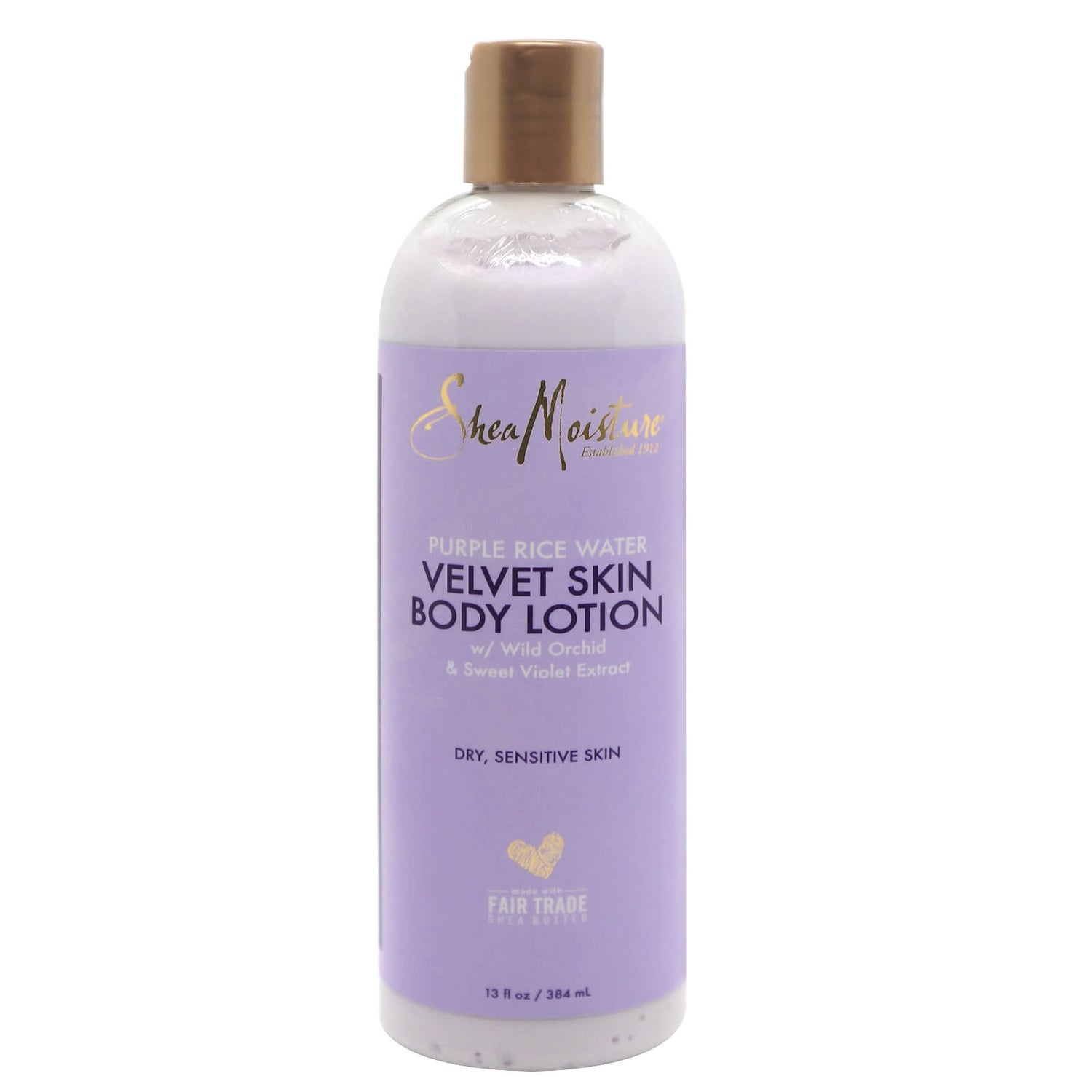 SheaMoisture Purple Rice Water Body Lotion 384ml - LOOKFANTASTIC