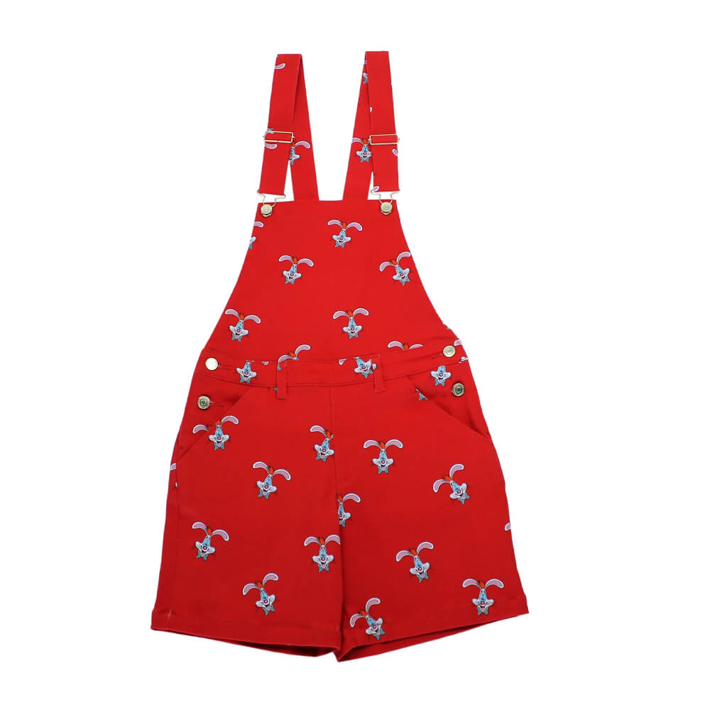 Cakeworthy Roger Rabbit Overall Shorts Clothing - Zavvi UK