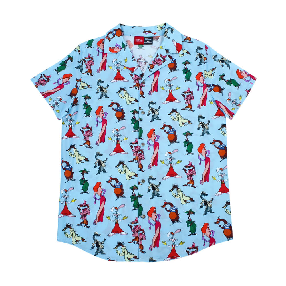 Cakeworthy Roger Rabbit Camp Shirt Clothing - Zavvi UK